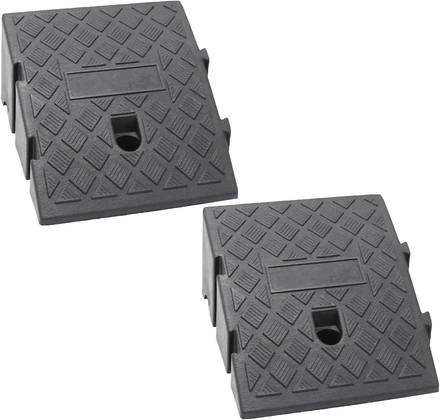 Amazon.com: 2 Pcs Curb Ramps, 5in / 12.7cm High Car Ramps Bike Ramp ...