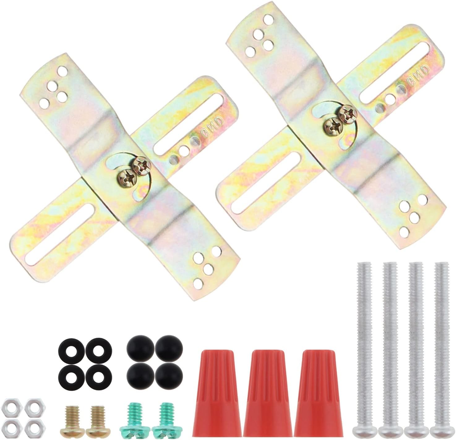 RTNLIT Light Fixture Mounting Bracket, 4" Universal Chandelier Crossbar ...