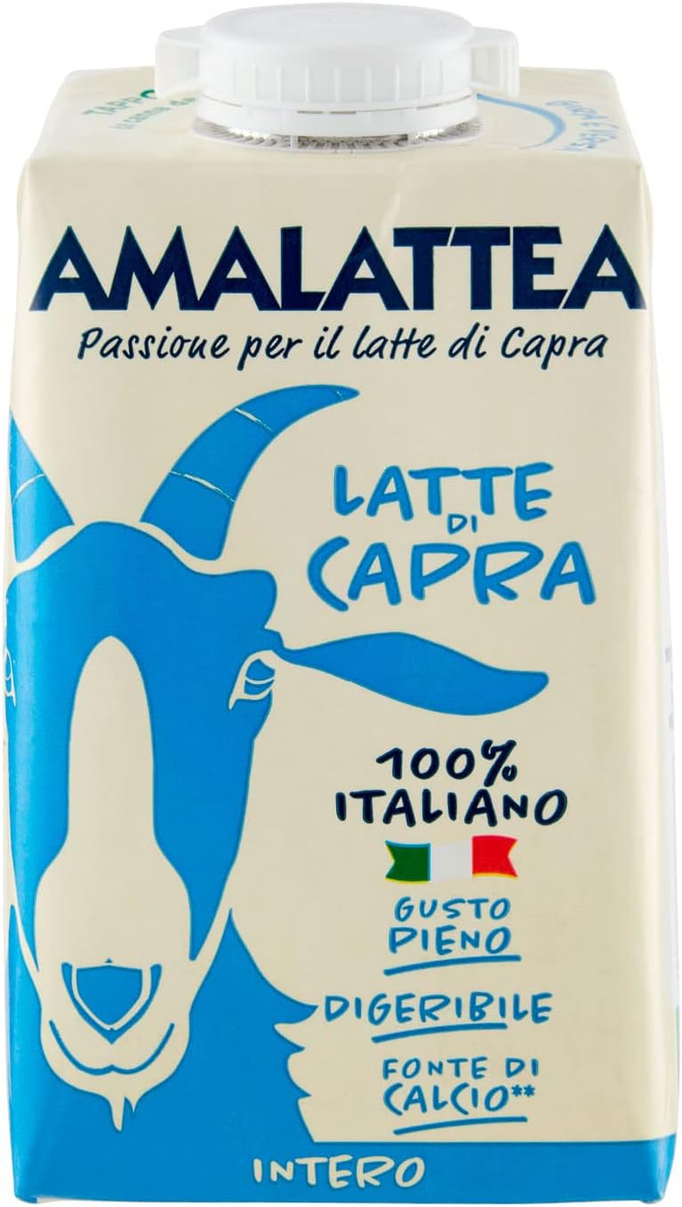 Amalattea Latte Capra Intero UHT, 500ml : Amazon.it: Alimentari e cura ...