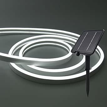 GQL 24V Solar/USB COB Neon Flex Light - IP67 Waterproof 2835 SMD 120LEDs/m LED Strip, Indoor ...