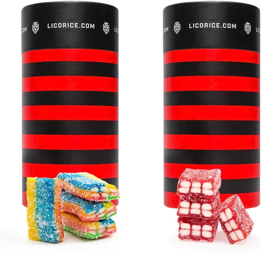 Amazon.com : Wockenfuss Candies Black Licorice Pipes - 1 Dozen ...