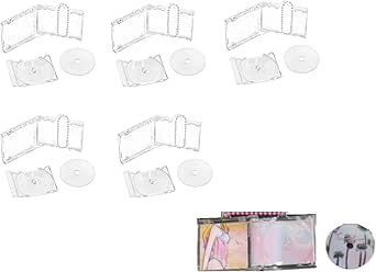 Amazon.com: Mini CD Case Keychains 5Packs Peripheral Commemorative Mini ...