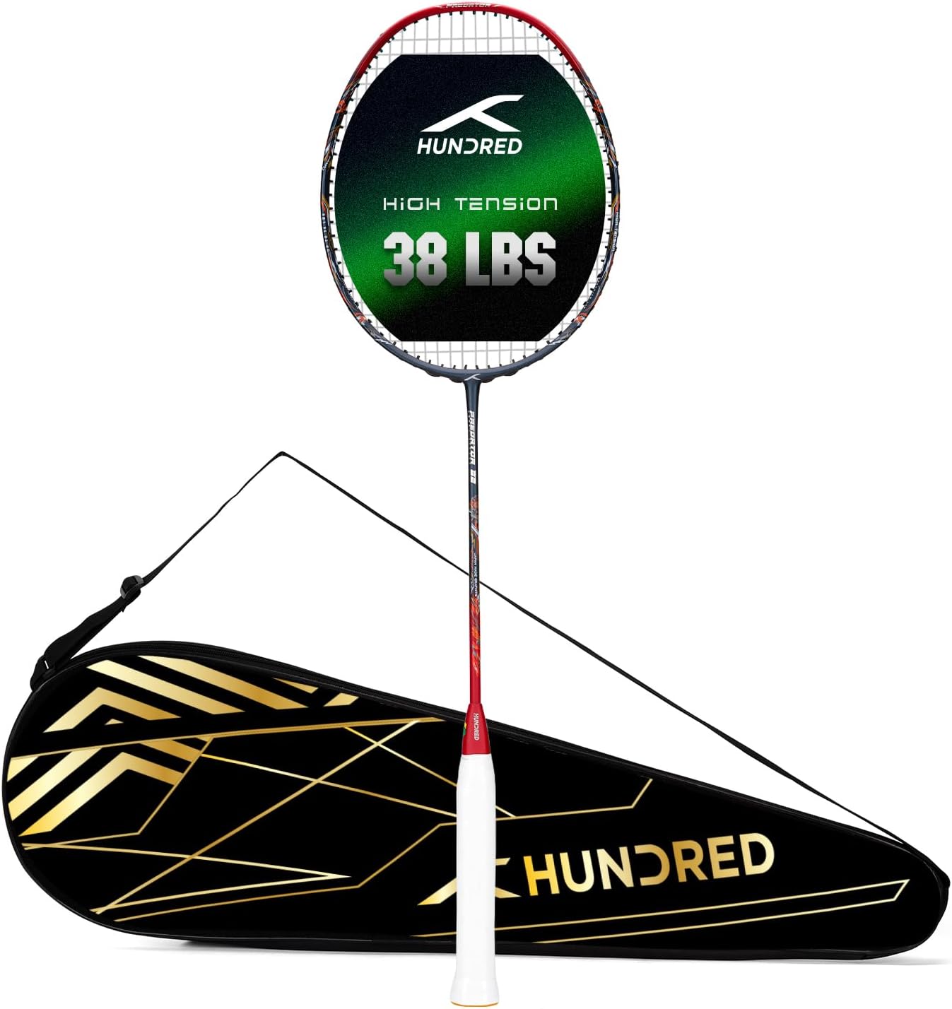 Buy HUNDRED Predator 82 Extra Strong Japan Made Graphite Strung ...