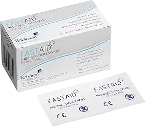 FASTAID Pre-injection Alco Swabs, Pack of 100 : Amazon.ae: Health