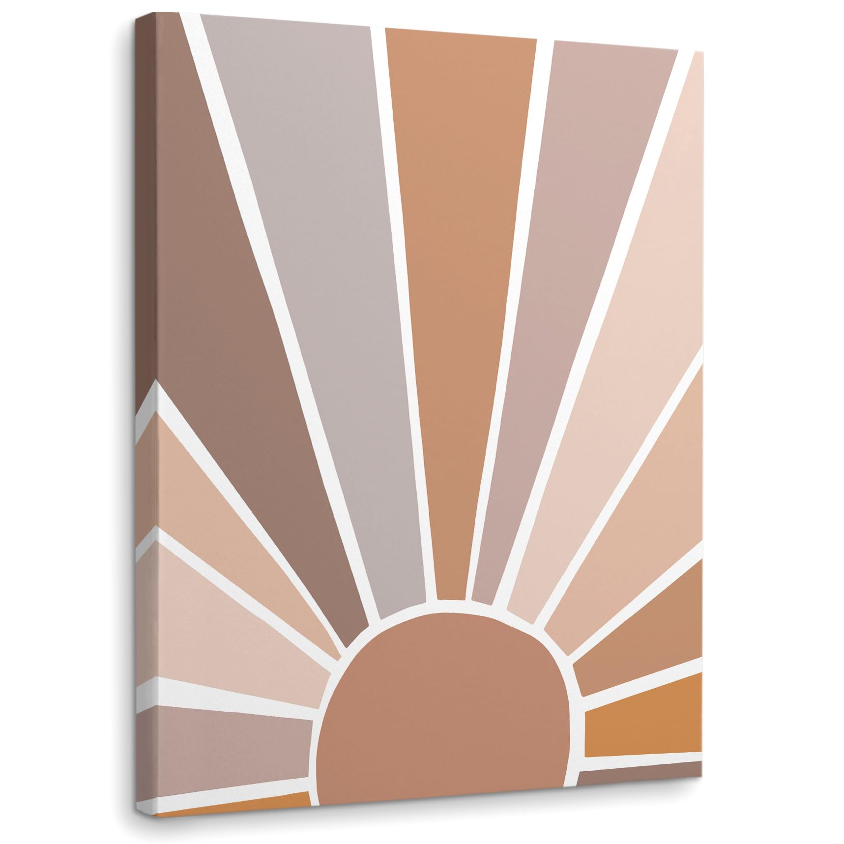 Amazon.com: WODMIS Boho Sun Sunshine Colorful Wall Art Framed Canvas ...