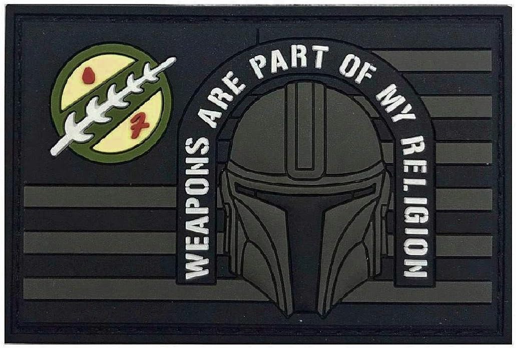 Amazon.com: Weapons are Part of My Religion Patch [3D-PVC Rubber - Hook Fastener -TZ5 ...