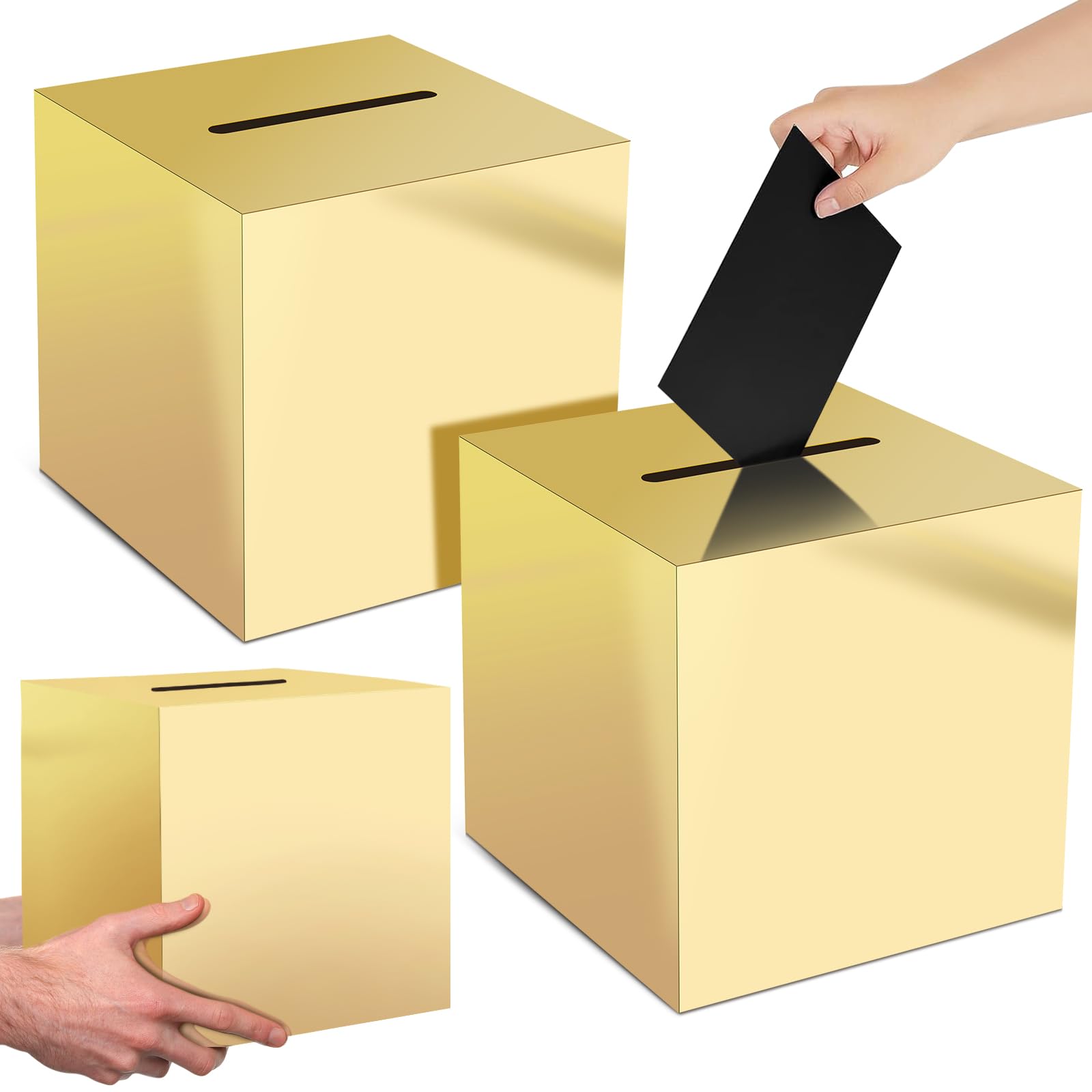 Amazon.com: Tytroy Elegant 10" Gold Money Box Keepsake Wedding ...