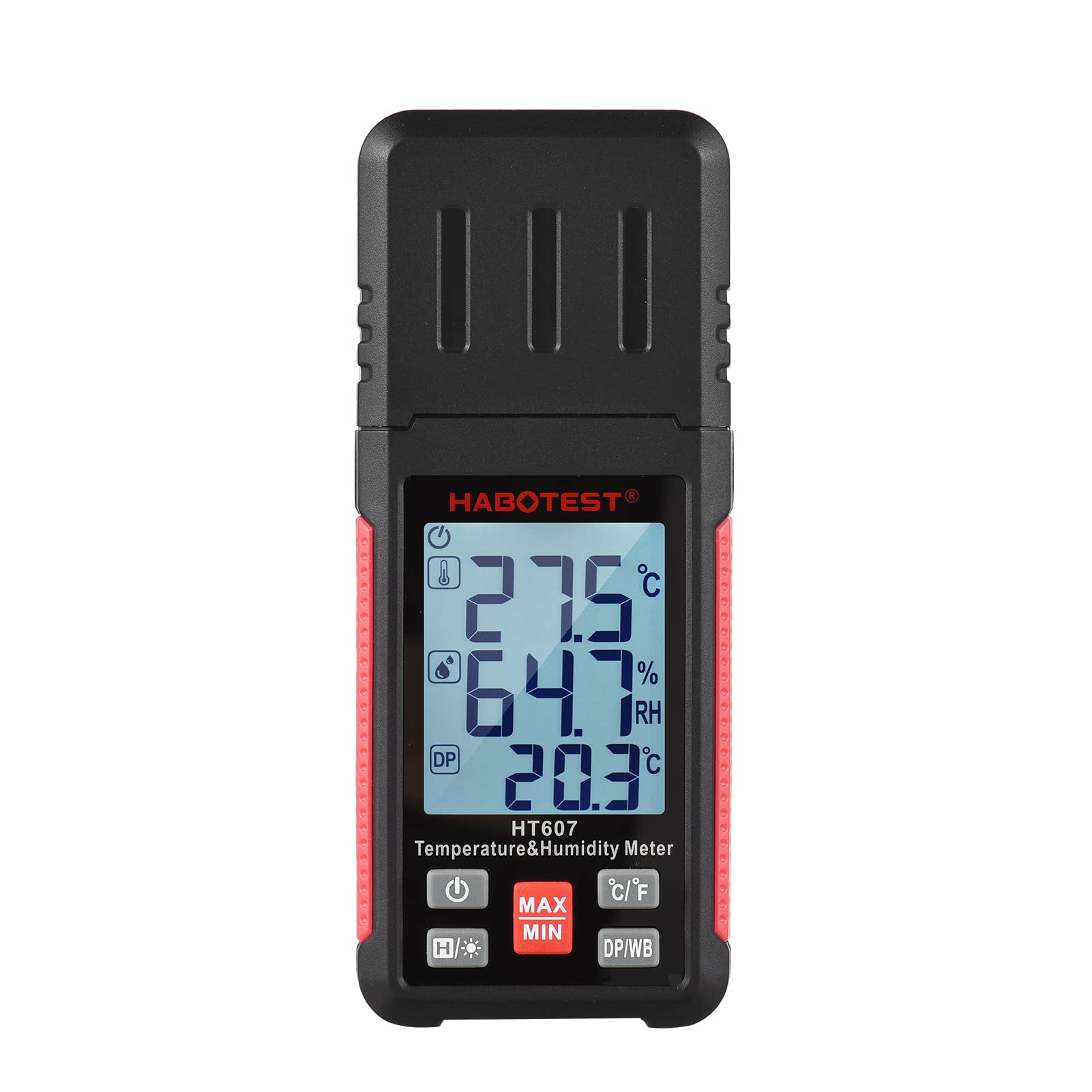 Digital Hygrometer Thermometer Handheld Temperature And Humidty Meter ...