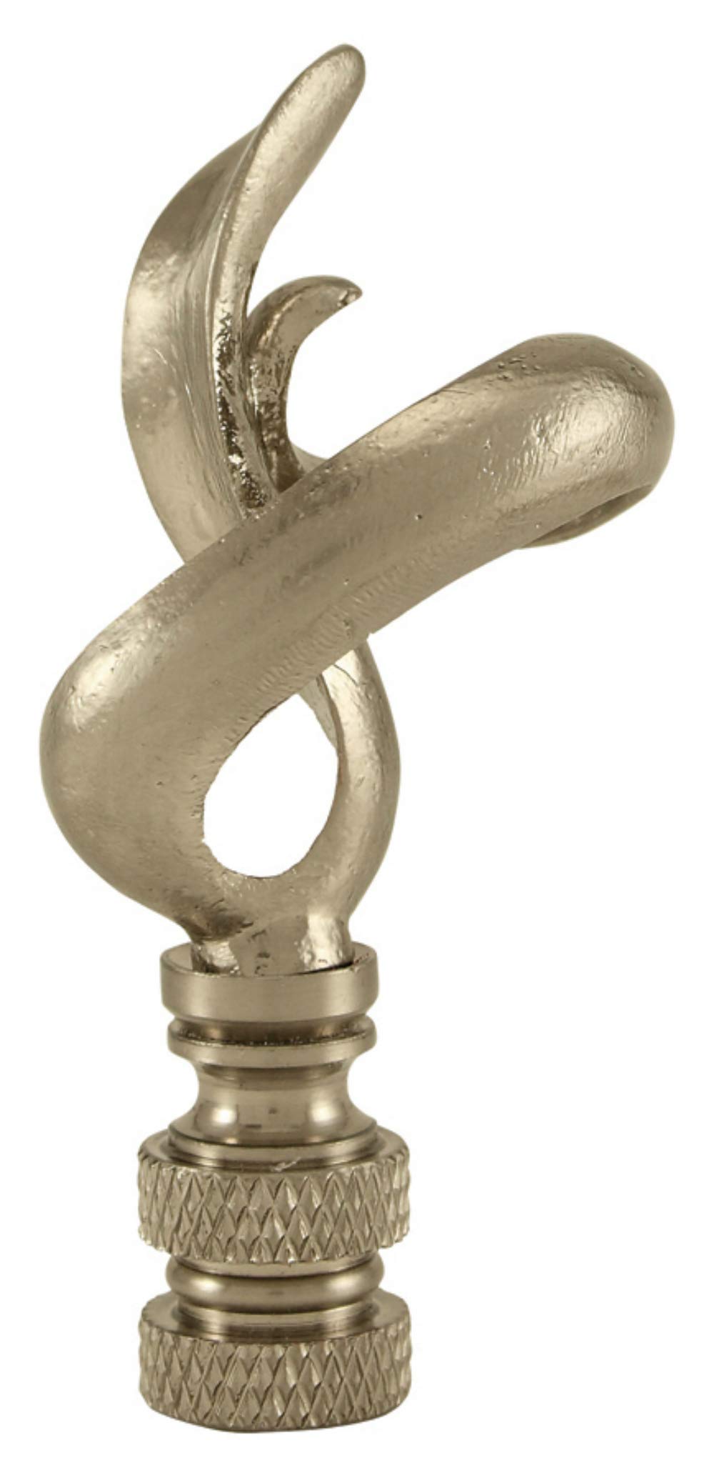 Infinity Symbol Lamp Shade Finial Silver Nickel 2.75" Tall Eternity ...