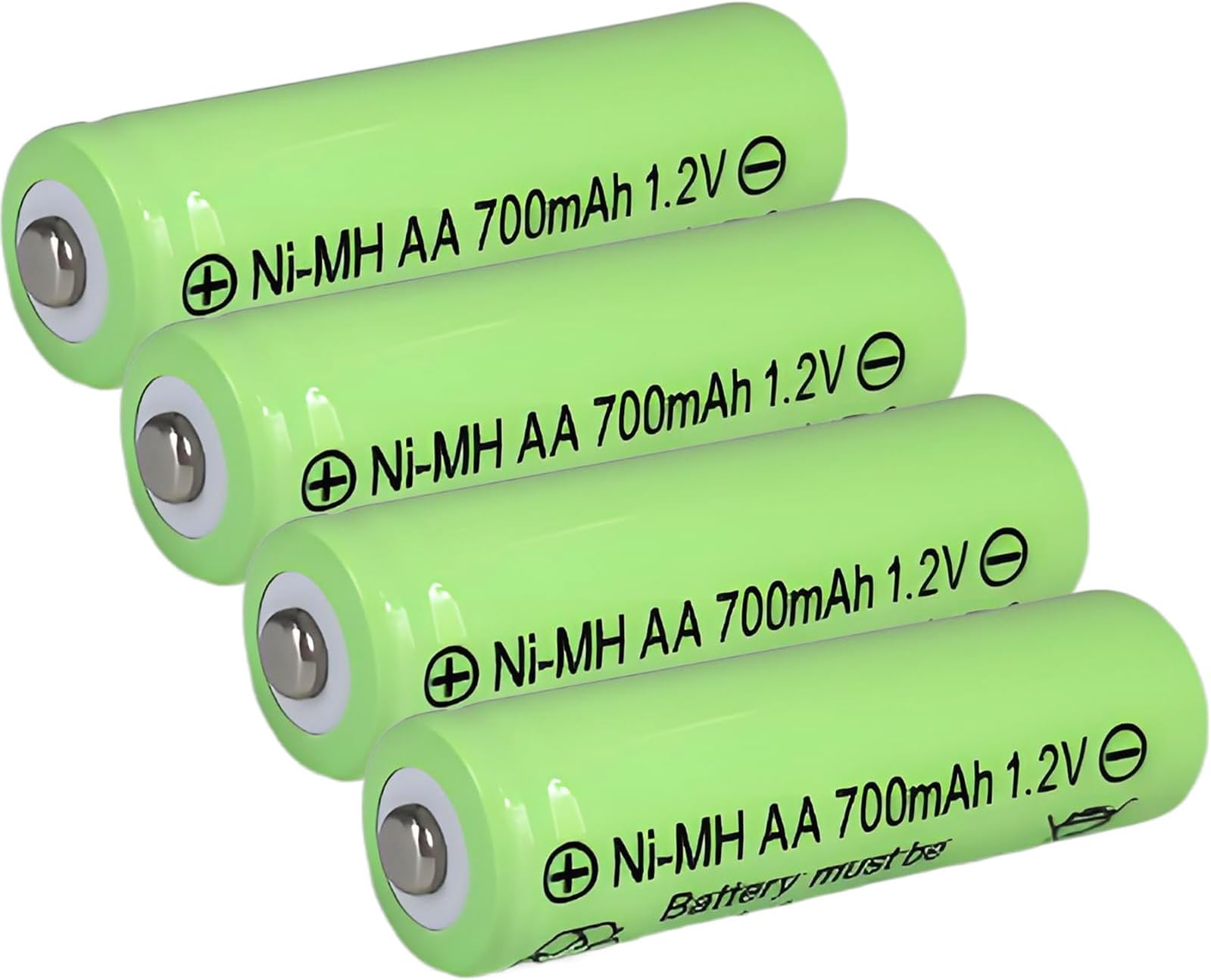 Amazon.com: Porvoo 12-Pack Rechargeable AA Solar Batteries Ni-Mh 1.2v ...