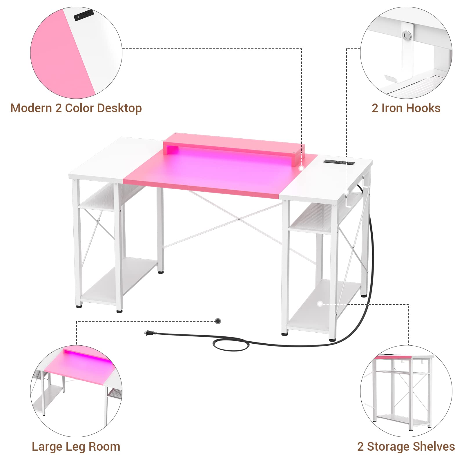 armocity Computer Desk with L...B0BPBPBJHN | Encarguelo.com