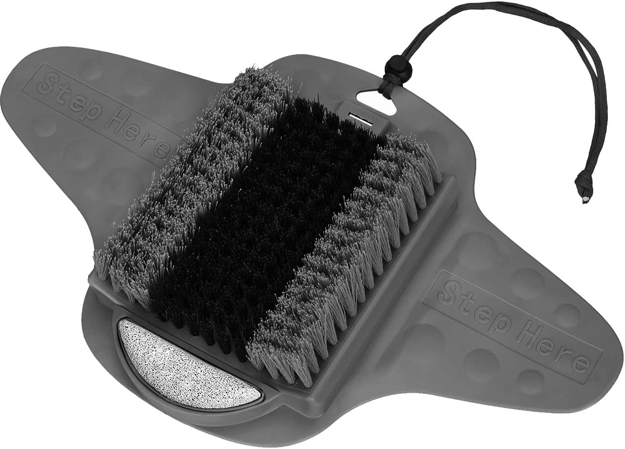 Amazon.com: Efforest Shower Foot Scrubber Mat with Pumice Stone ...
