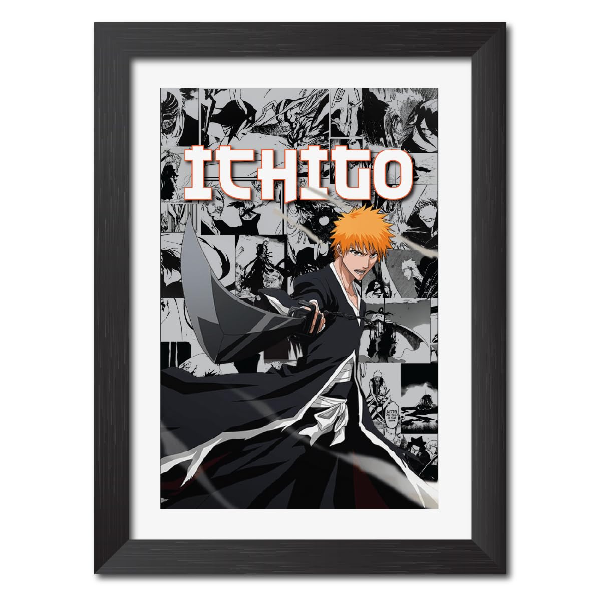 TenorArts Bleach Anime Ichigo Kurosaki Manga Posters Laminated Framed ...