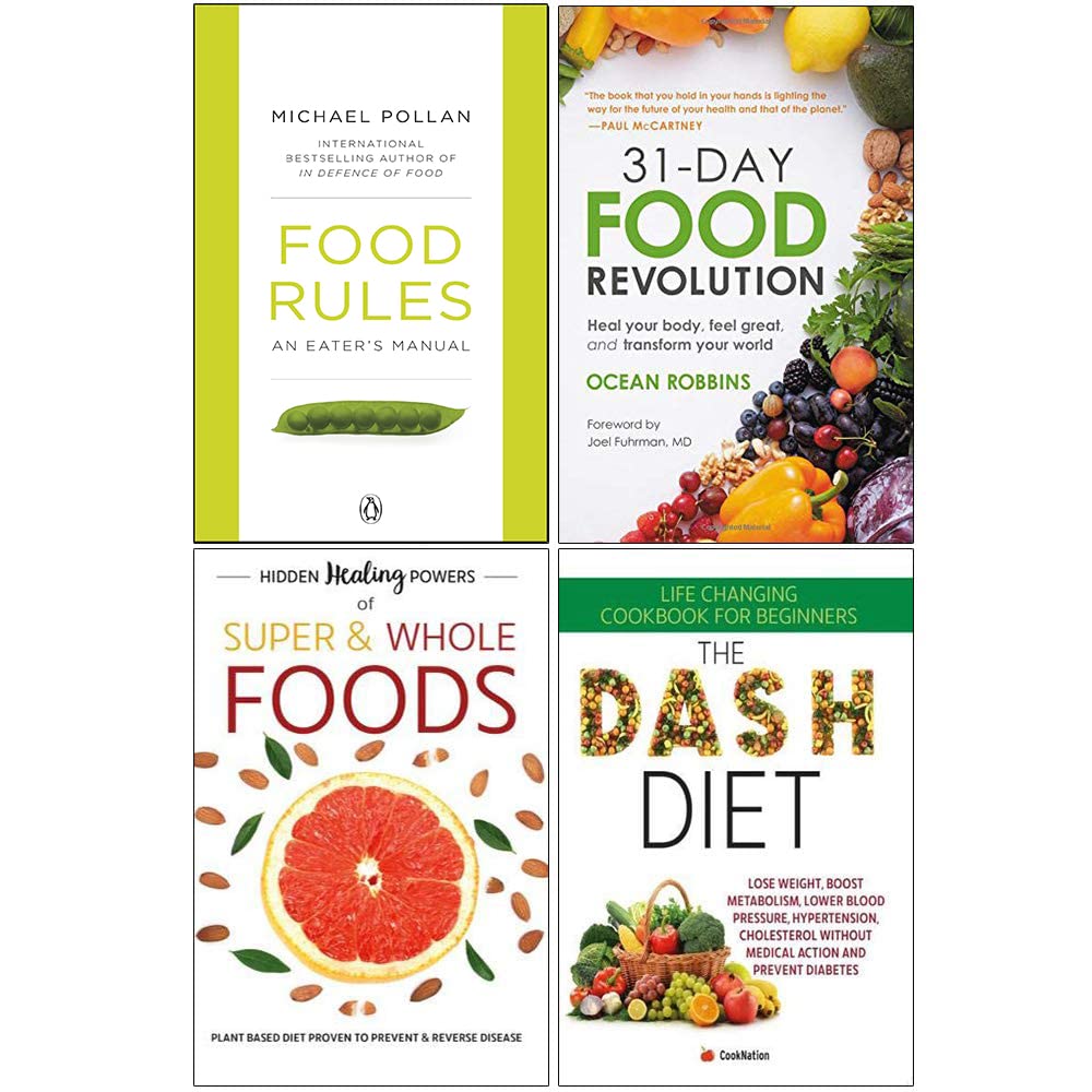Food Rules, 31-Day Food Revolution, Hidden Healing Powers of Super ...