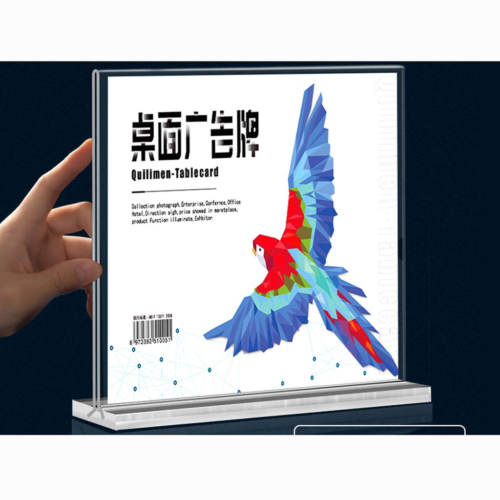 Acrylic Poster Menu Acrylic Display Card A4 Table Card Table ...