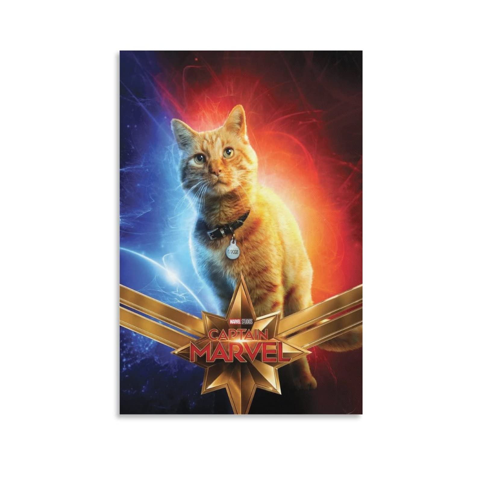 Goose The Cat And Other Captain Marvel Character Posters
