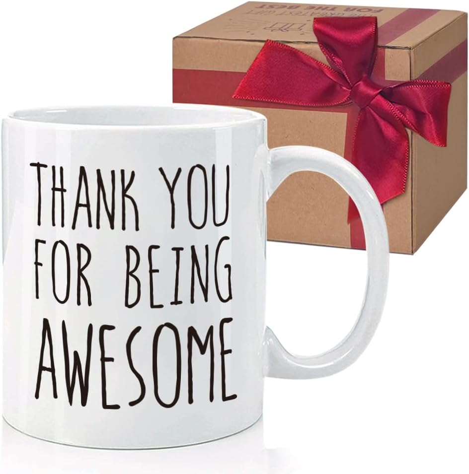 Amazon.com: Thank You Mug Gift for Coworker, Employee Appreciation ...