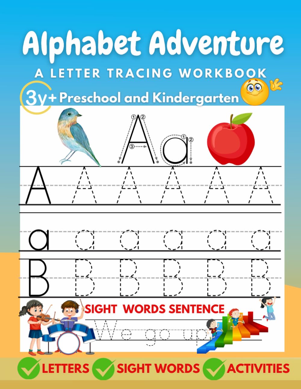 Alphabet Adventure: A Letter Tracing Workbook for Preschool and ...