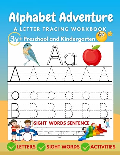 Alphabet Adventure: A Letter Tracing Workbook for Preschool and ...