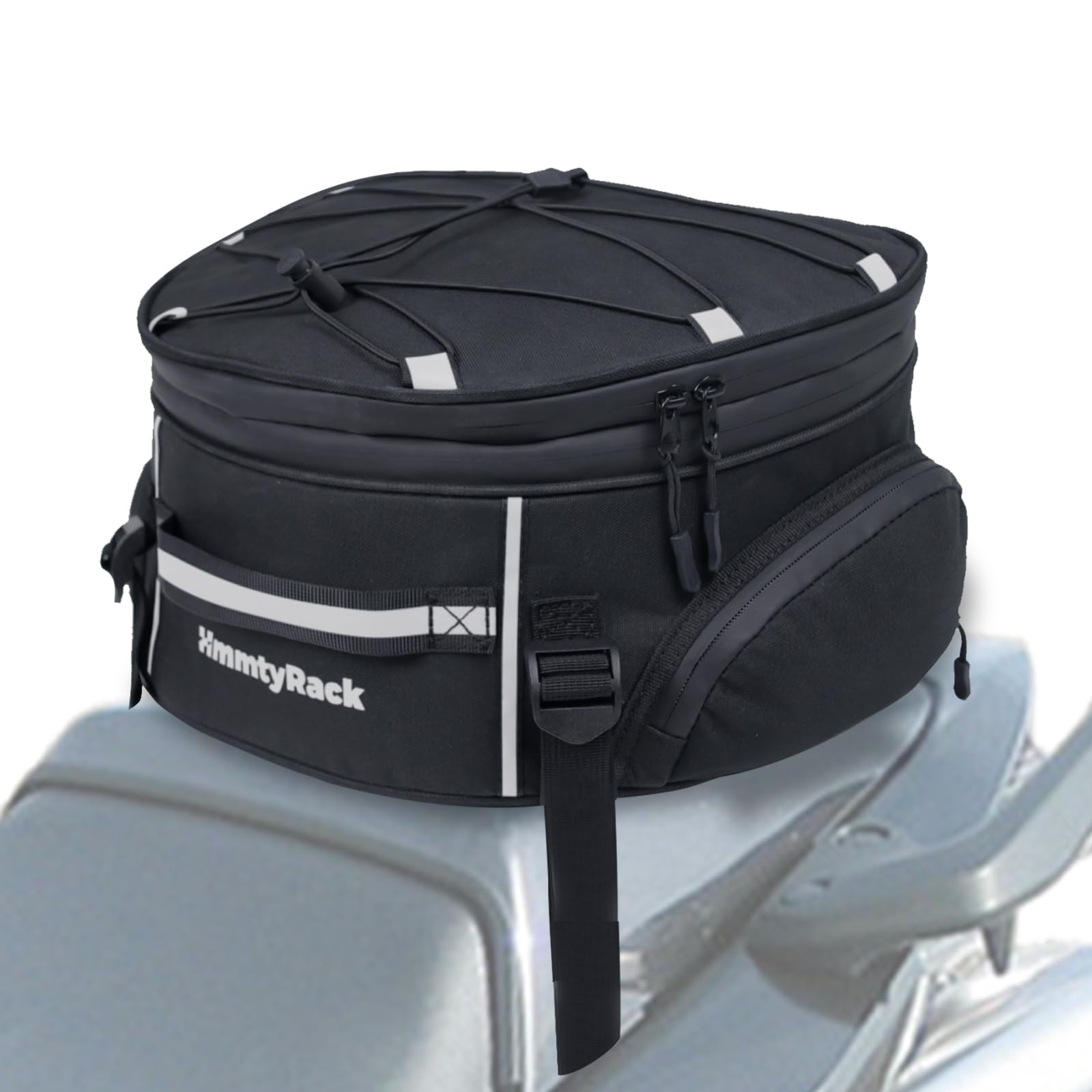 Snapklik.com : HmmtyRack Dual Sport Motorcycle Tail Bag, Reflective ...