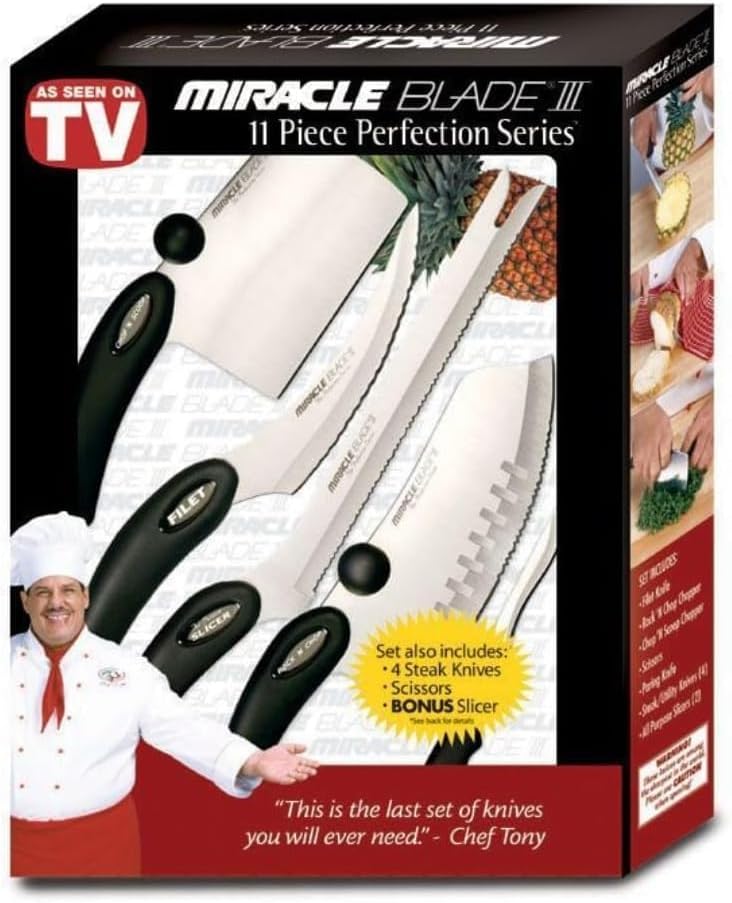 Amazon.com: Miracle Blade III Perfection Series 11-Piece Knife Set ...