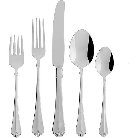 Amazon.com: Oneida Juilliard 5-Piece Flatware Set, Service for 1 ...
