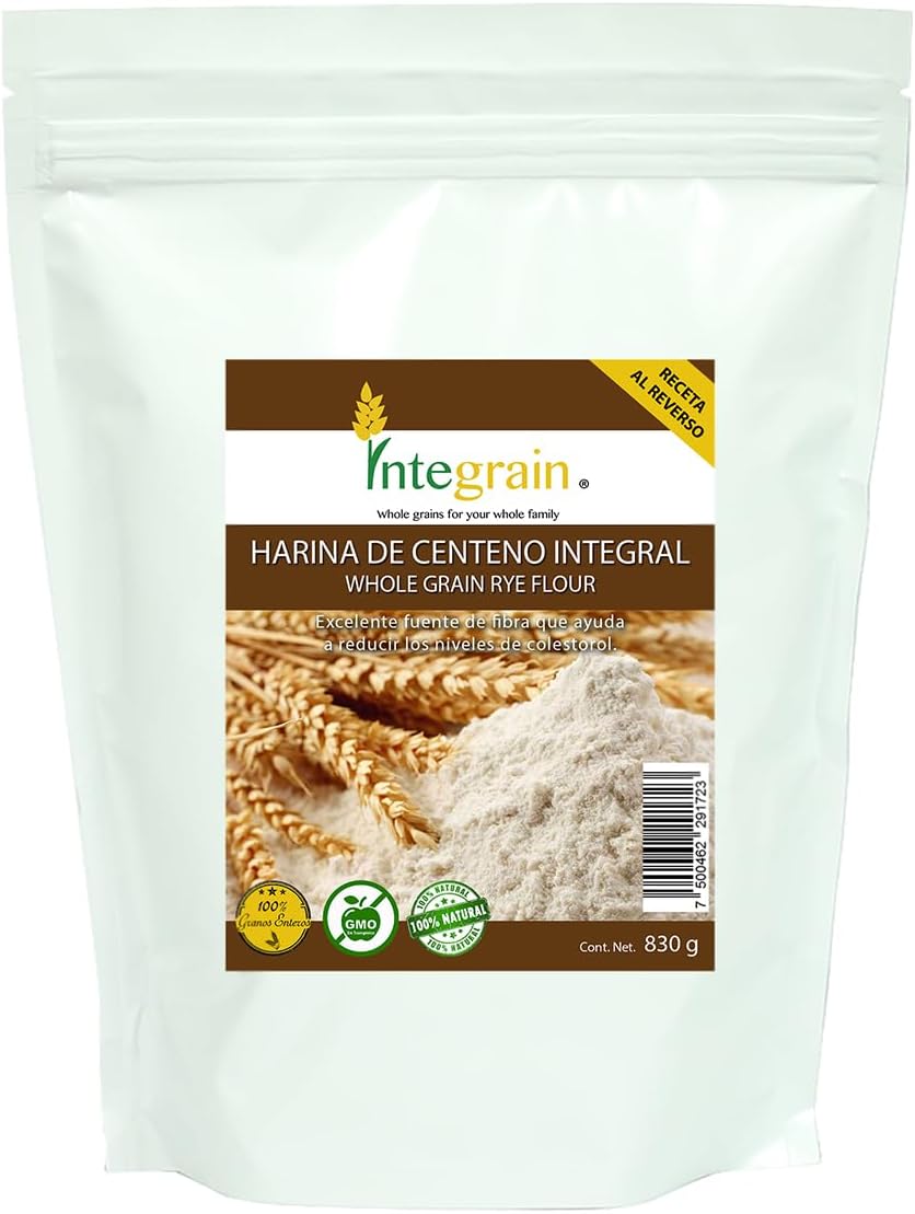 Integrain harina de Centeno Integral Integrain 830 g, libre de GMO's ...