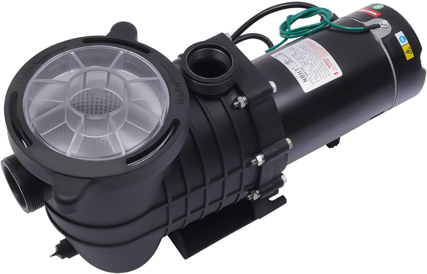 TITIDU HBP1500 Swimming Pool Pump In/Above Ground & Motor Strainer ...