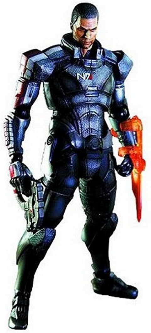 Amazon.com: Square Enix Mass Effect 3: Play Arts Kai: Commander Shepard ...
