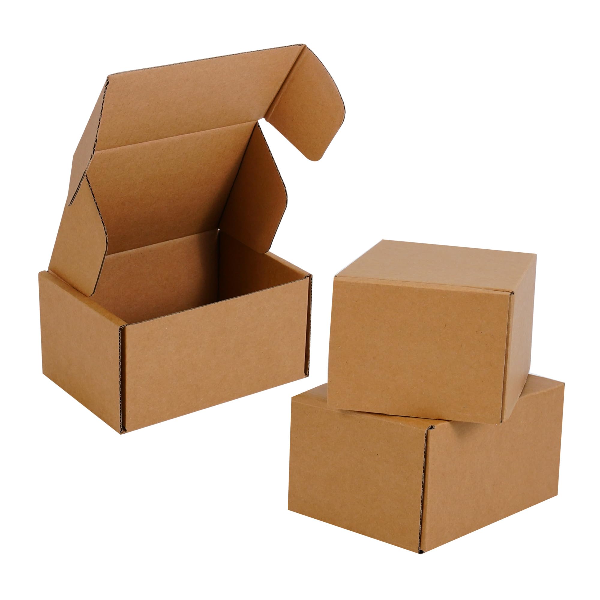 Amazon.com: XAGLVV 25 Packs Small Shipping Boxes of 6x4x3 inch ...
