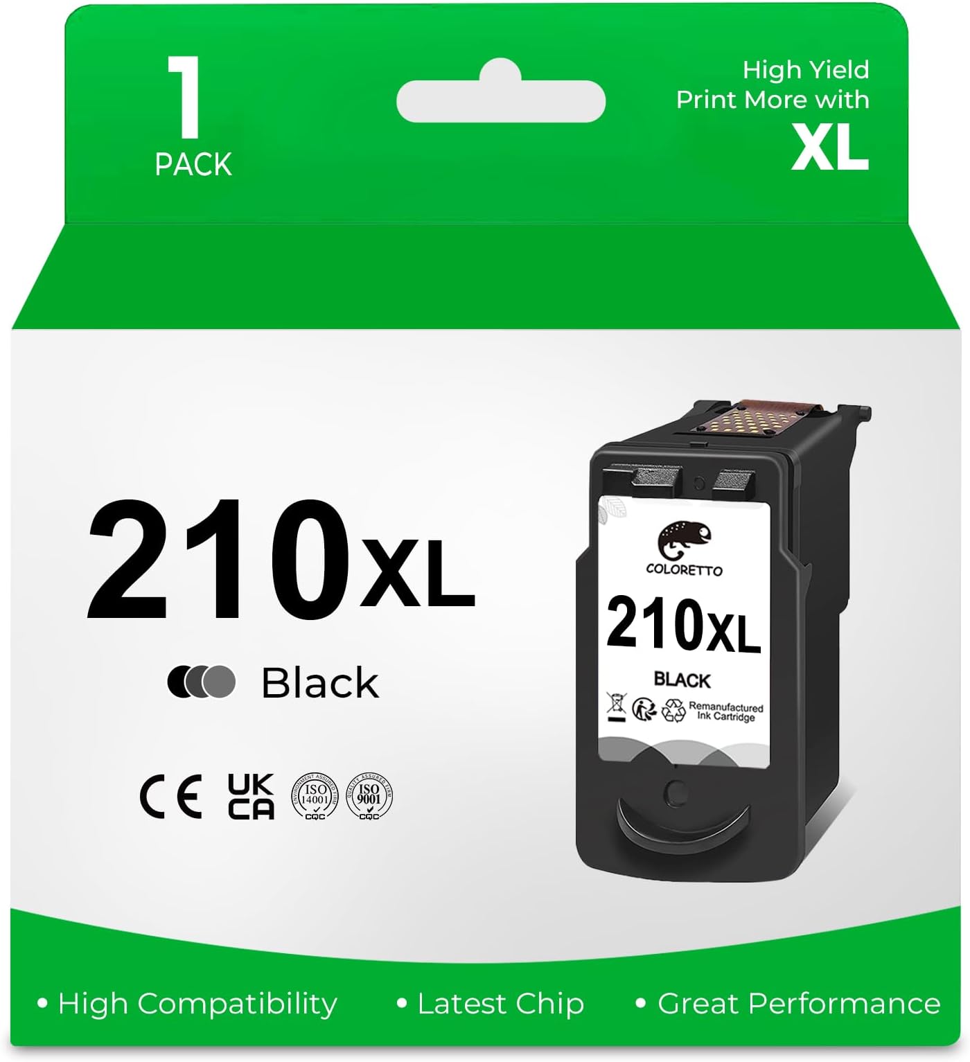 Genuine Canon PG-210XL HIGH Yield Ink Cartridge, Black : Amazon.ca ...