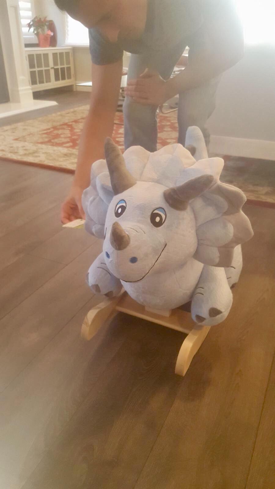 Amazon.com: Rockabye Fossil Dinosaur Rocker, One Size : Baby