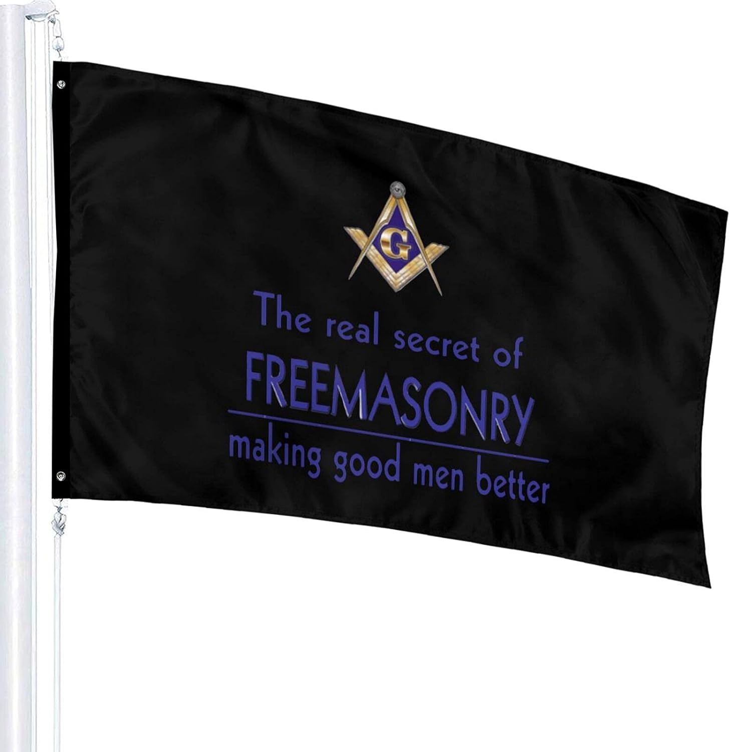 Amazon.com: Masonic Shriner Freemason Compass Square Garden Flag 3x5 Ft ...
