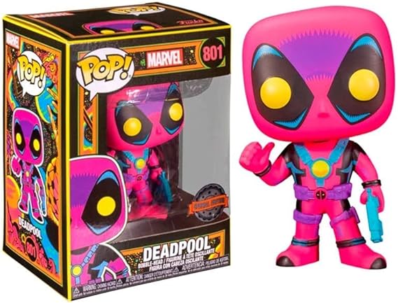 Amazon.com: Funko Pop Marvel Deadpool Blacklight Figure : Toys & Games
