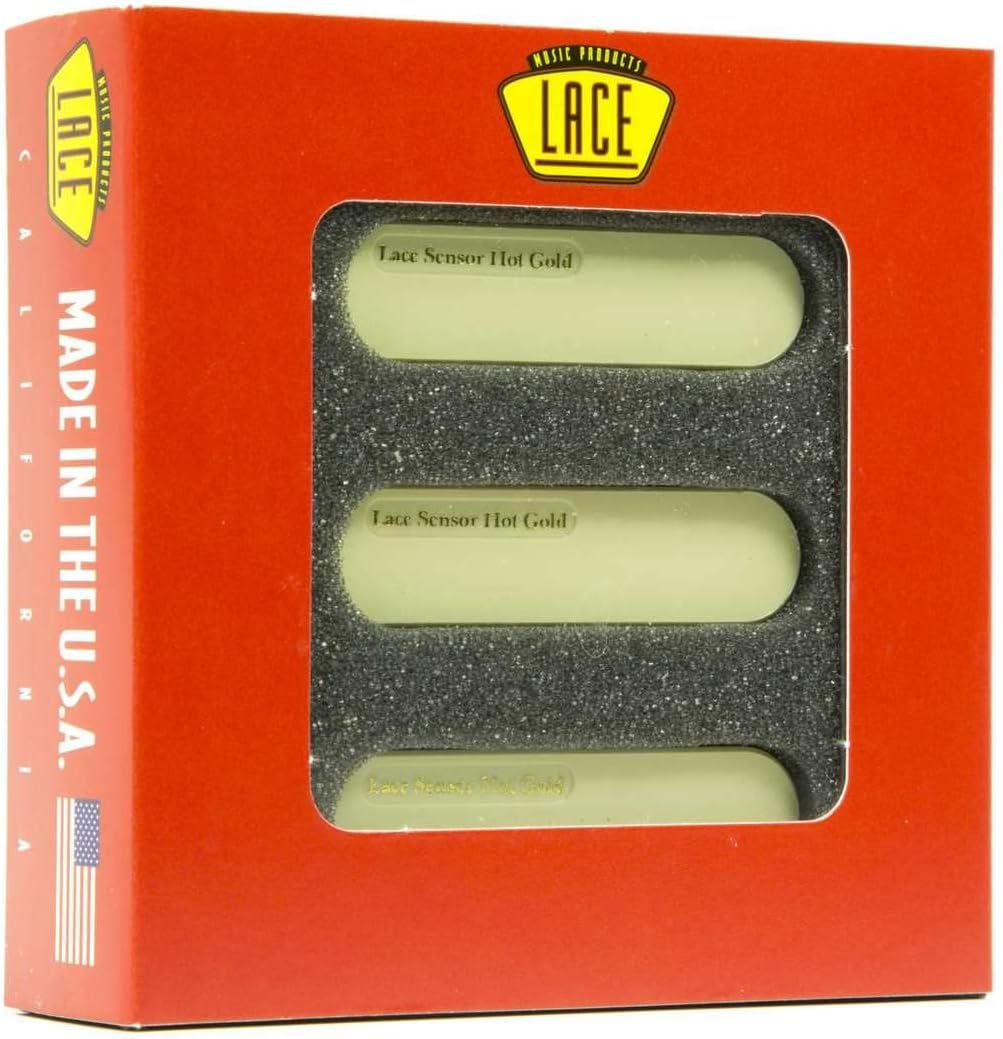 Amazon.com: Lace Sensor Gold Guitar Pickups 3-Pack S-S-S Set Black ...