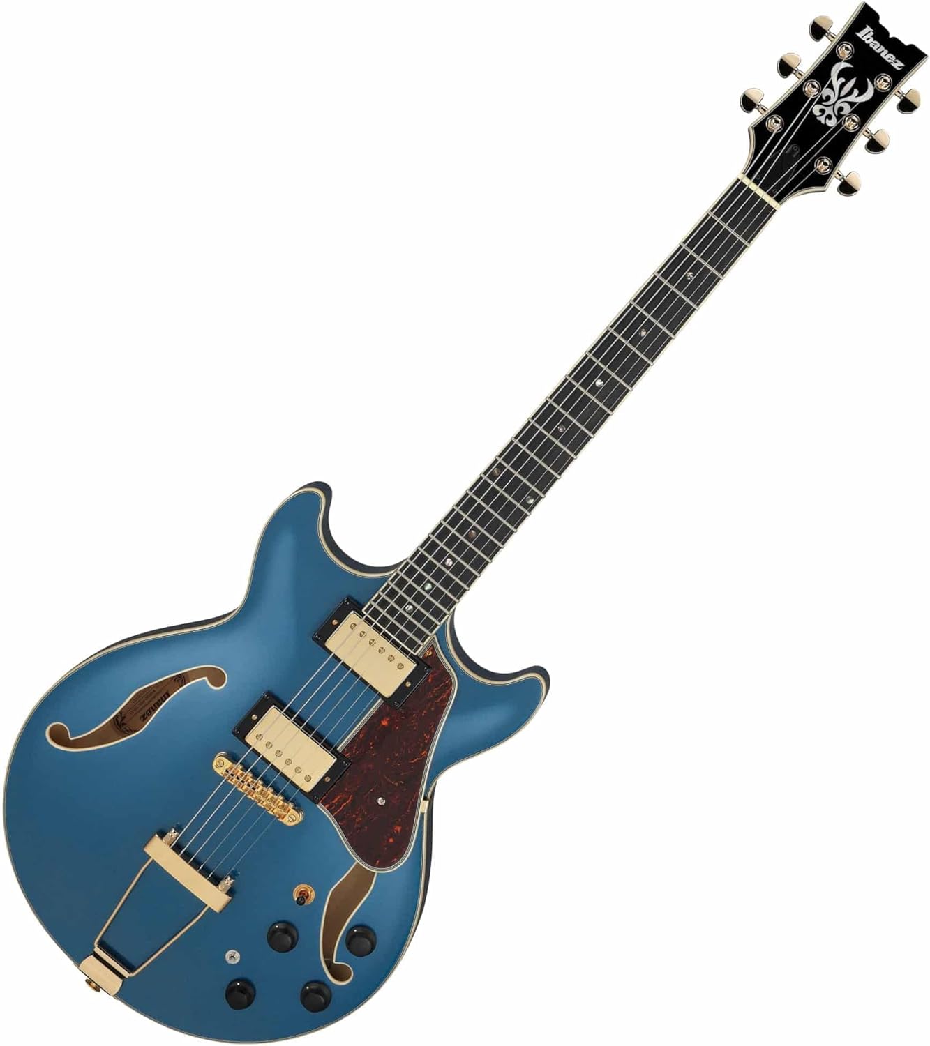 Amazon.com: Ibanez AMH90 Artcore Expressionist Full-Hollow Prussian ...