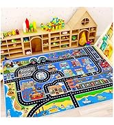 Amazon.com: YSYTLCL Kids Car Rug Play Mat Carpet for Cars Toys ...