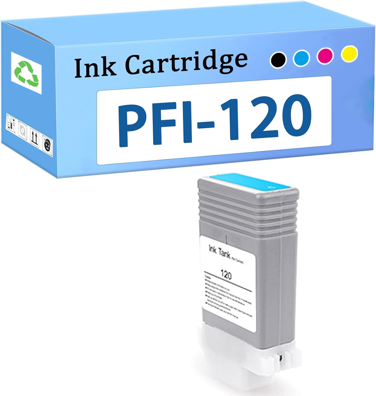 Amazon.com: AIRLUG PFI-120 Ink Cartridges Replacement,Compatible for Canon PFI 120 PFI120 PFI ...