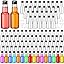 Amazon.com: 120 Pcs Mini Liquor Bottles Airtight Shot Miniature Empty ...