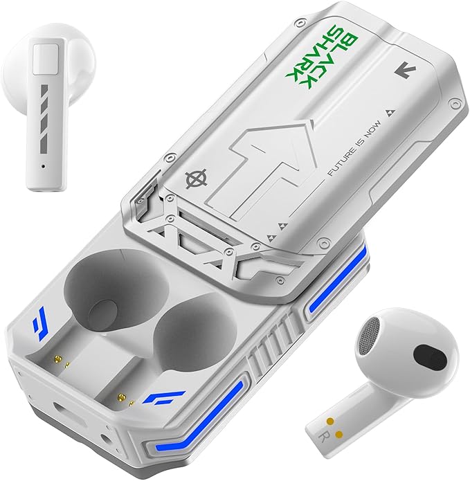 Black Shark Earphone T11 With Low Latency Mode, Metallic Design, Slide ...