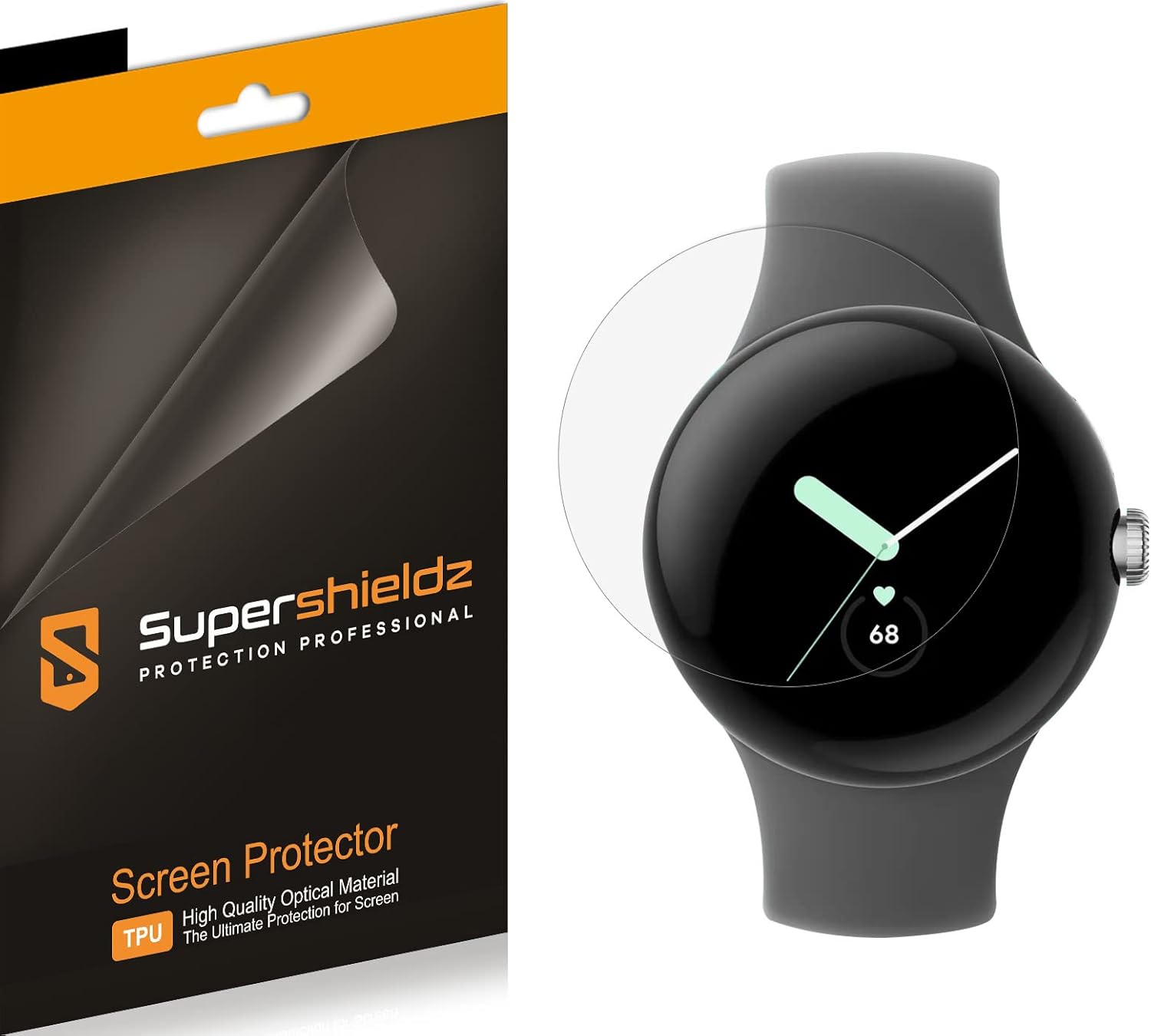 Buy 3 Pack) Supershieldz Designed for Google (Pixel Watch) Screen ...