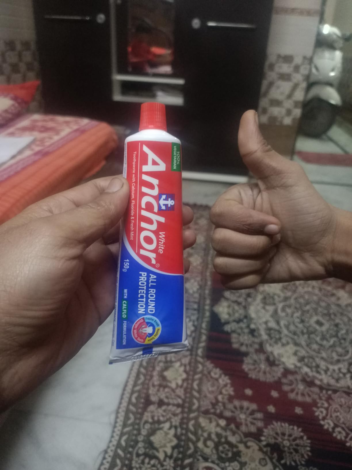 Buy Anchor All Round Protection White Toothpaste 450gm (150g x 3 ...