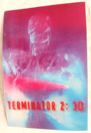 Terminator 2 3D Lenticular Promo POST CARD 4 x 6 inches AND Lenticular ...