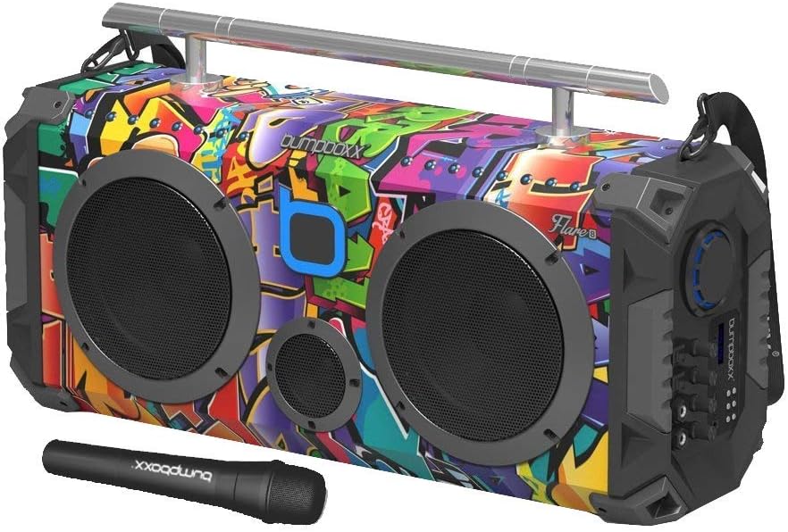 Amazon.com: Bumpboxx Bluetooth Boombox Ultra Plus | Retro Boombox with ...