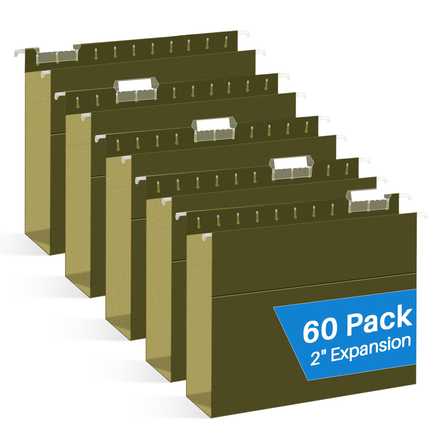 Snapklik.com : Extra Capacity Hanging File Folders, RAZCC 60 Pack ...