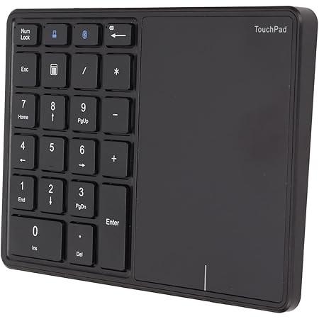 Amazon.com: Sanpyl Wireless Numeric Keypad, 2 in 1 22 Keys 2.4G Touchpad Bluetooth 4.2 Number ...