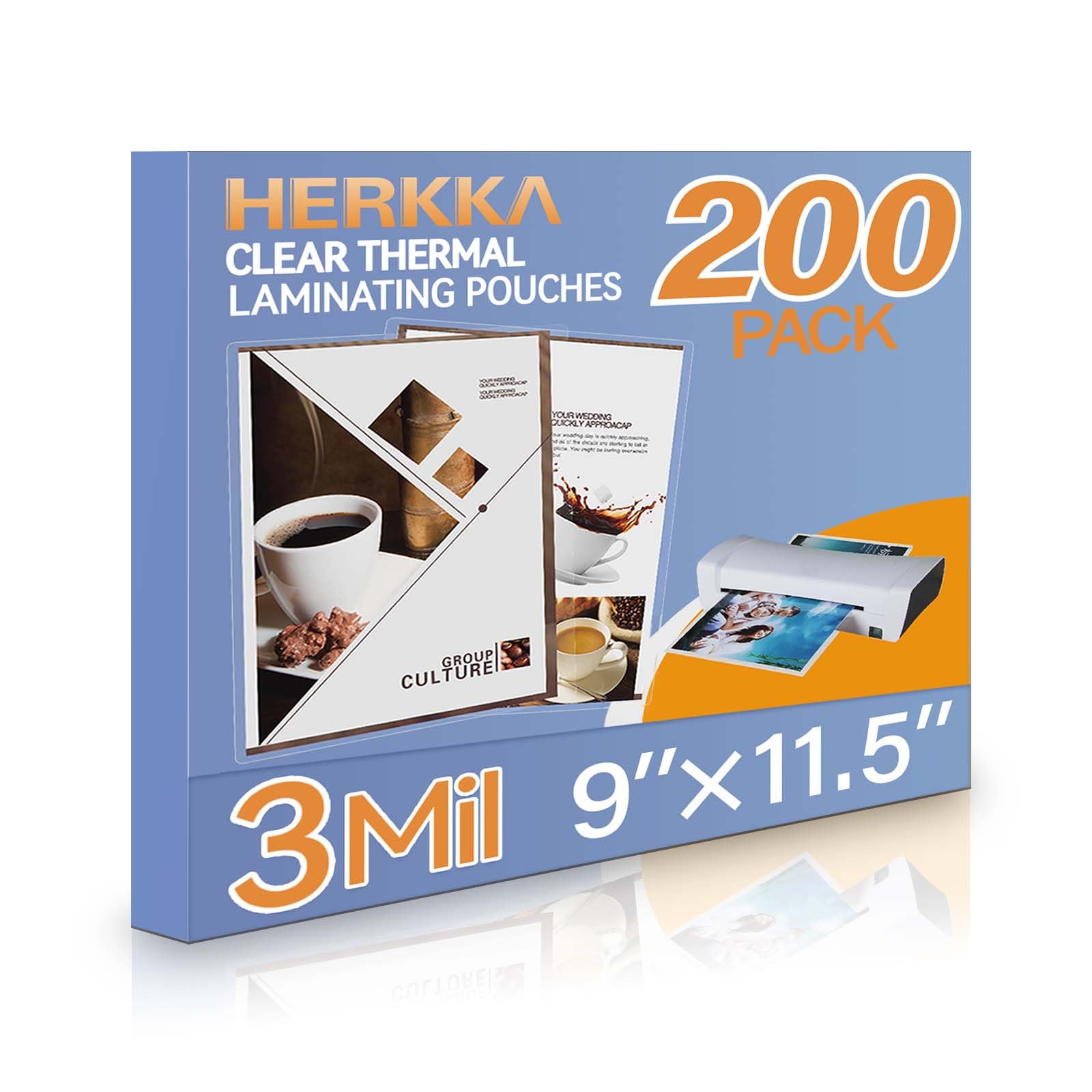 Snapklik.com : 200 Pack Laminating Sheets, Holds 8.5 X 11 Inch Sheets ...