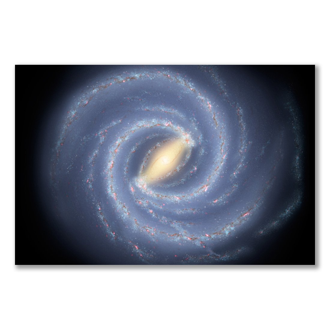 Milky Way Galaxy Arm Drawings