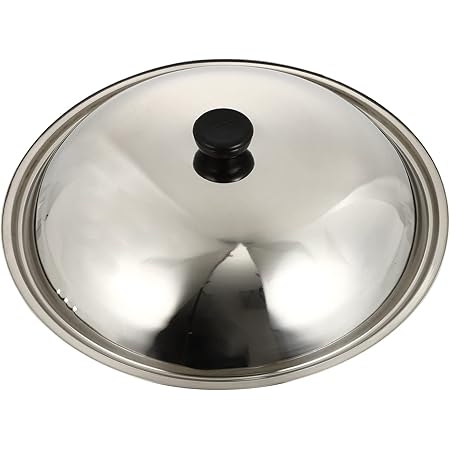 Amazon.com: Operitacx Dome Shaped Wok Cover Cooking Pot Lid Frying Pan ...