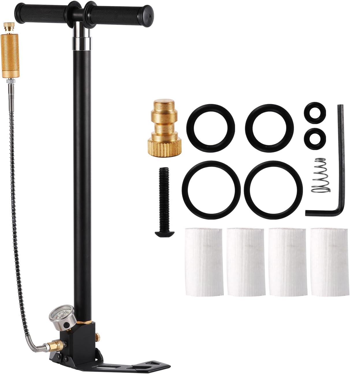 Amazon.com : Air Rifle PCP Pump, 4 Stage PCP Hand Pump 4500Psi/30MPA ...